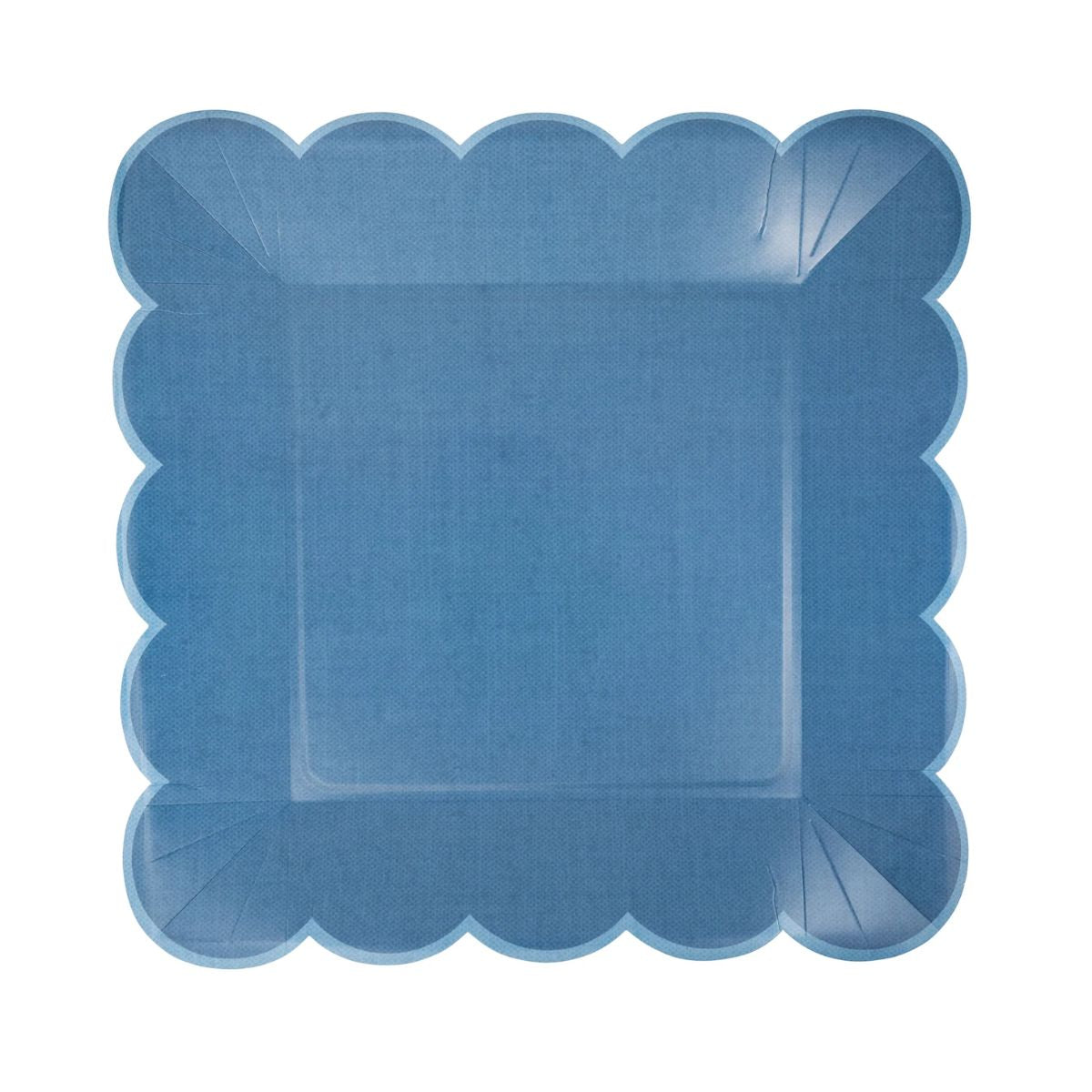 Hamptons Blue Large Scallop Paper Plate 11" – Gygi