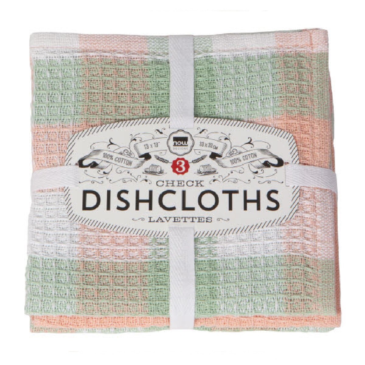 Dawn Checked Dish Cloths - Set Of 3 – Gygi