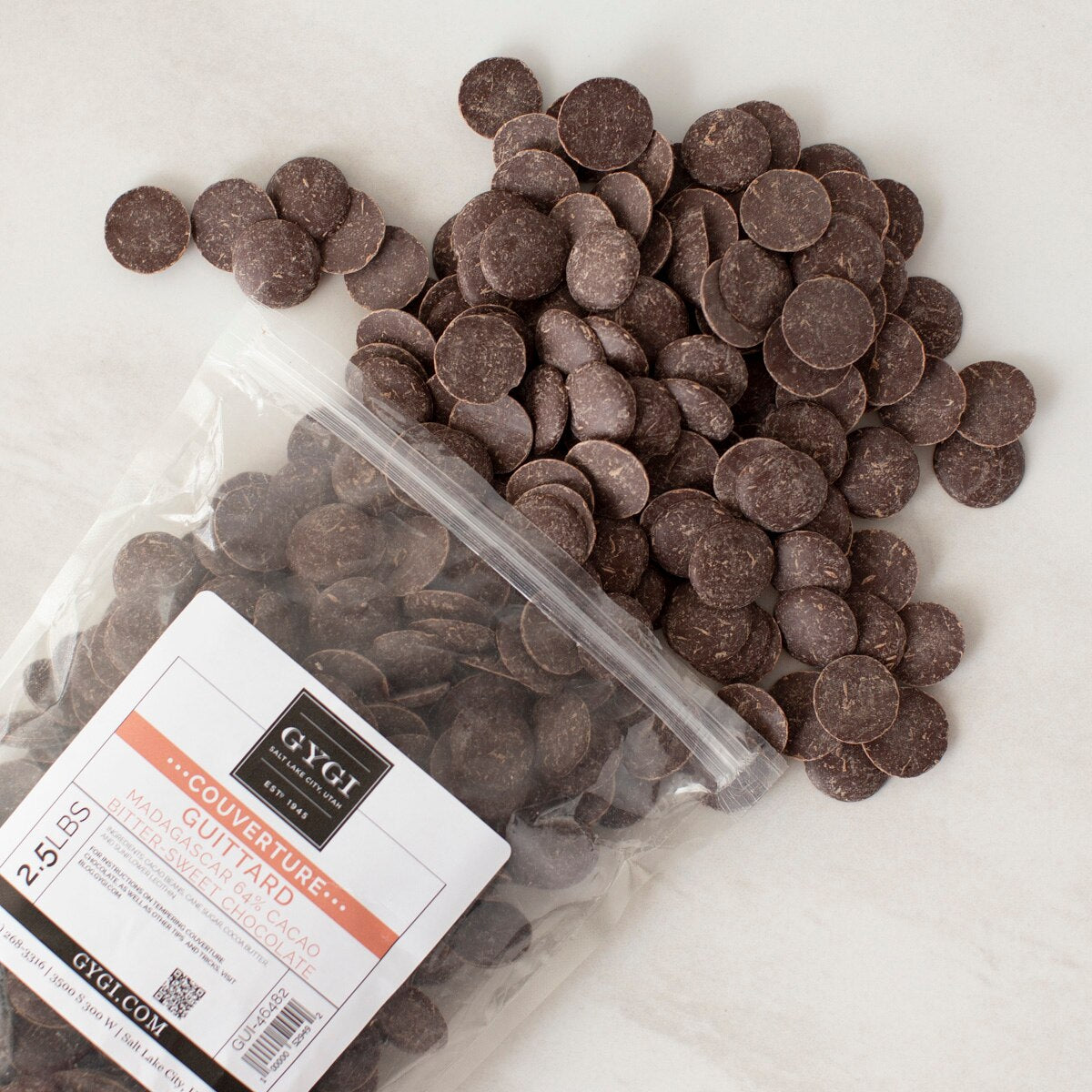 Guittard Madagascar Bitter Sweet Chocolate 2.5LB – Gygi