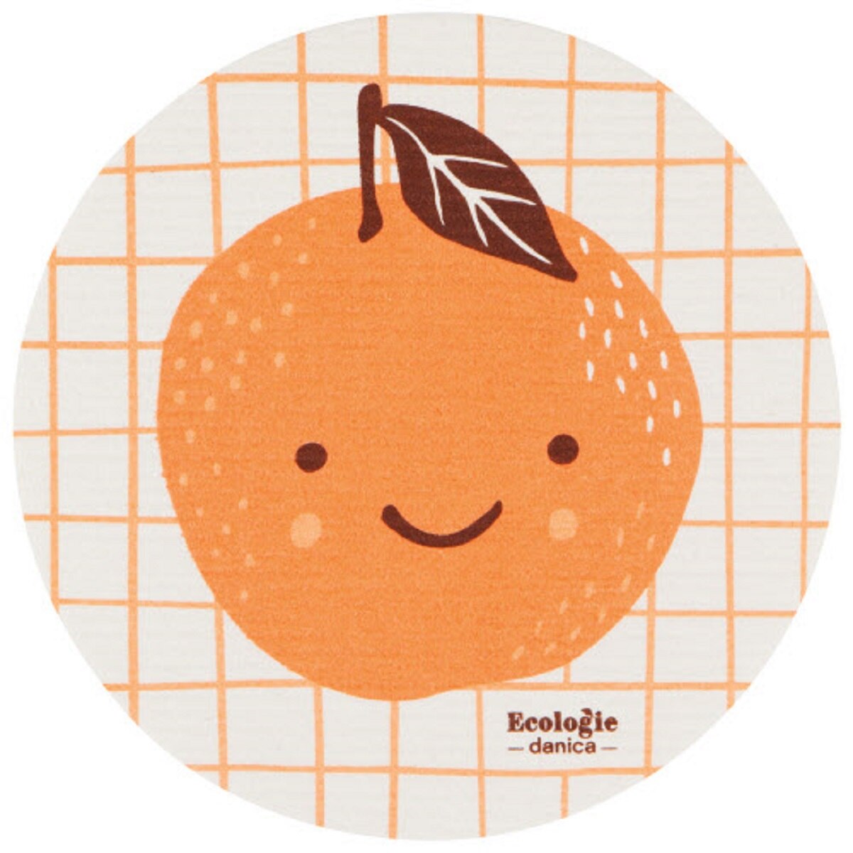 Swedish Dish Cloth - Fruit Face Orange – Gygi