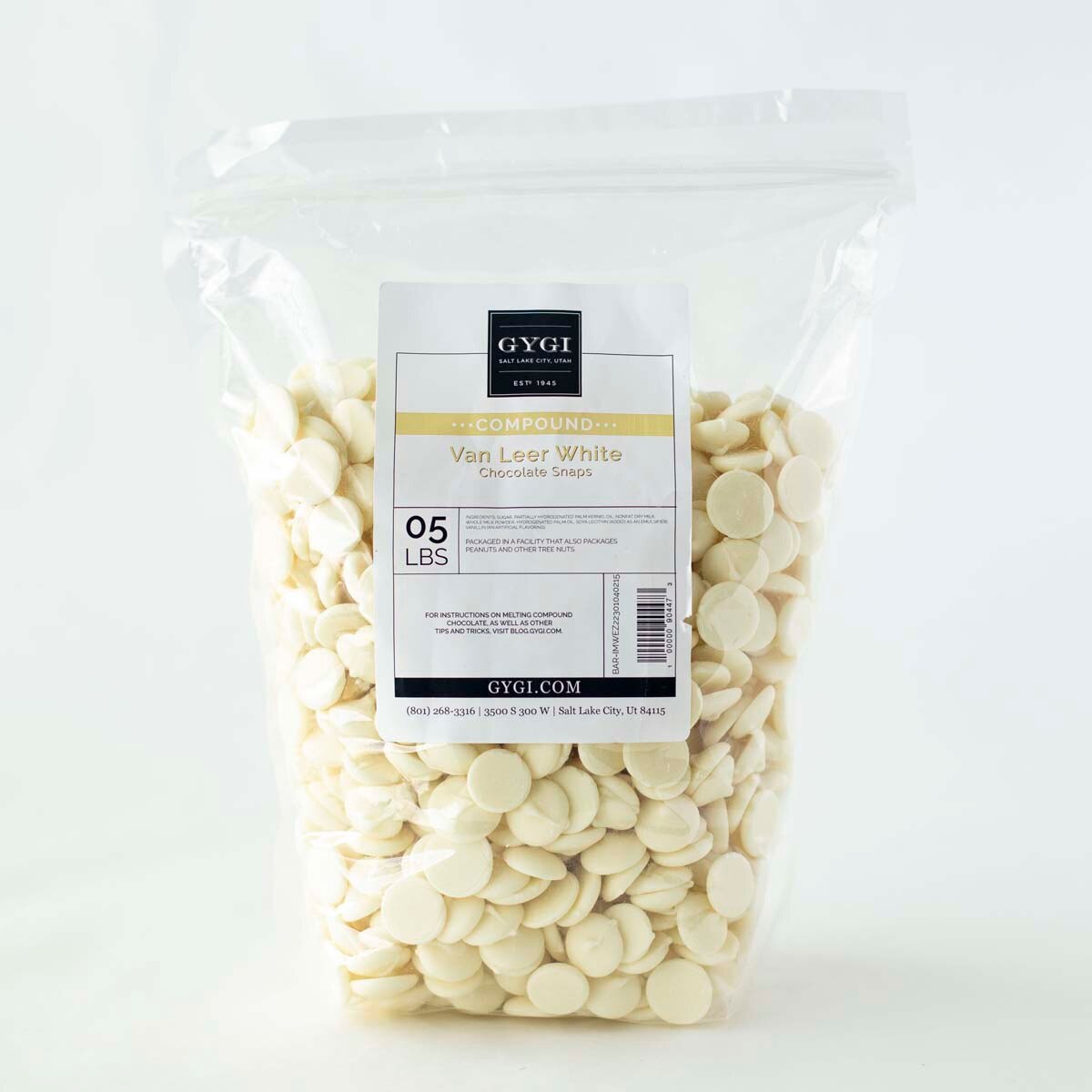 White Chocolate Snaps - 5 lb. Bag – Gygi